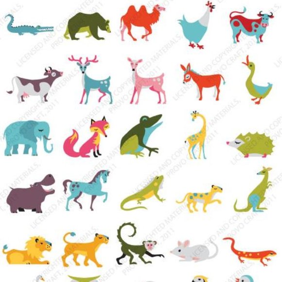 Cricut | Office | Cricut Noahs Abc Animals Shapes | Poshmark